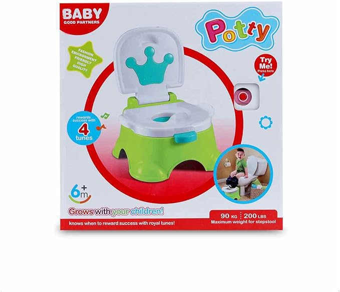 Ibaby Crown Potty Chair With 4 Music Tunes - Green – Tippitoes