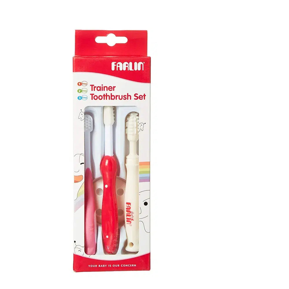 Farlin Three Stages Tooth Brush Set – Tippitoes