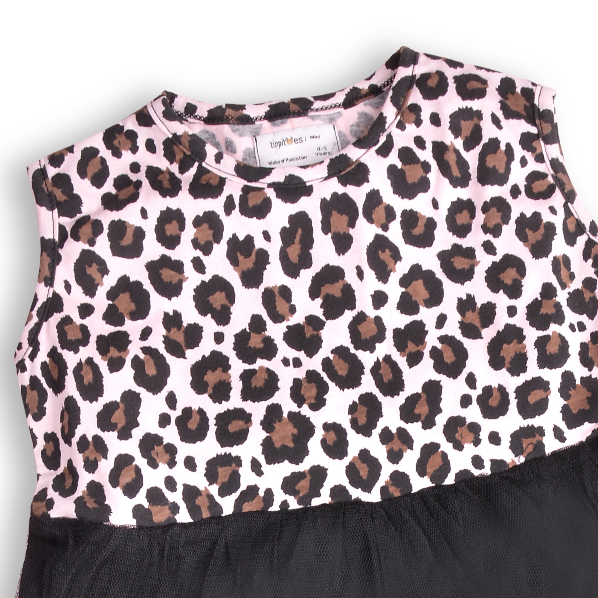 Girls Leopard Print Dress – Tippitoes