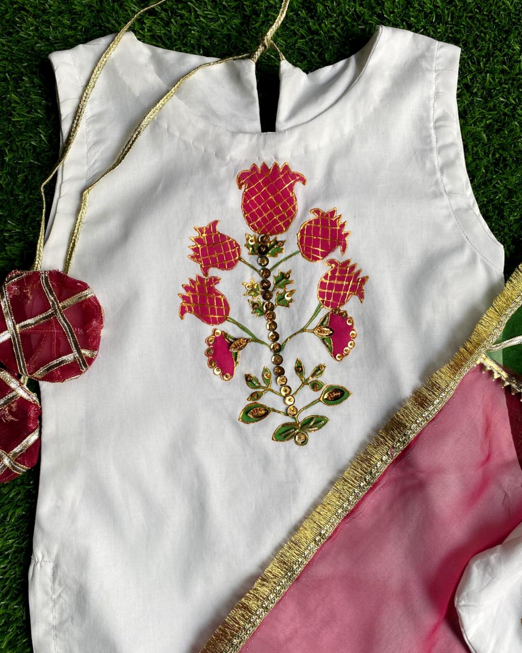 Intricate Floral Dress for Little Girls – Tippitoes