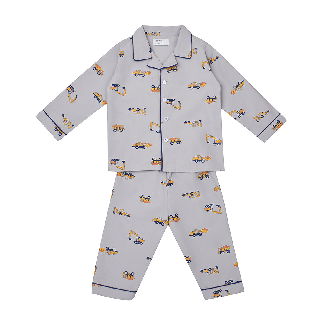 Boy Conset Truck Pajama Set – Tippitoes